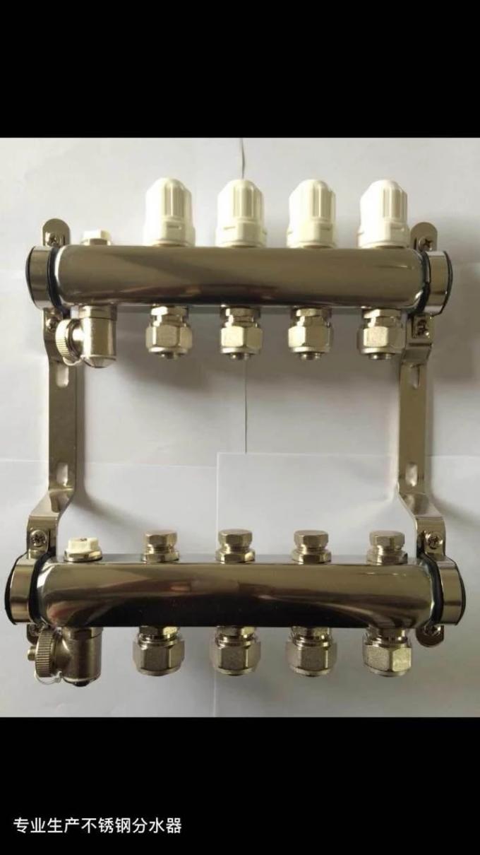 Stainless Steel Distribution Water Manifold , Plumbing Water Manifold