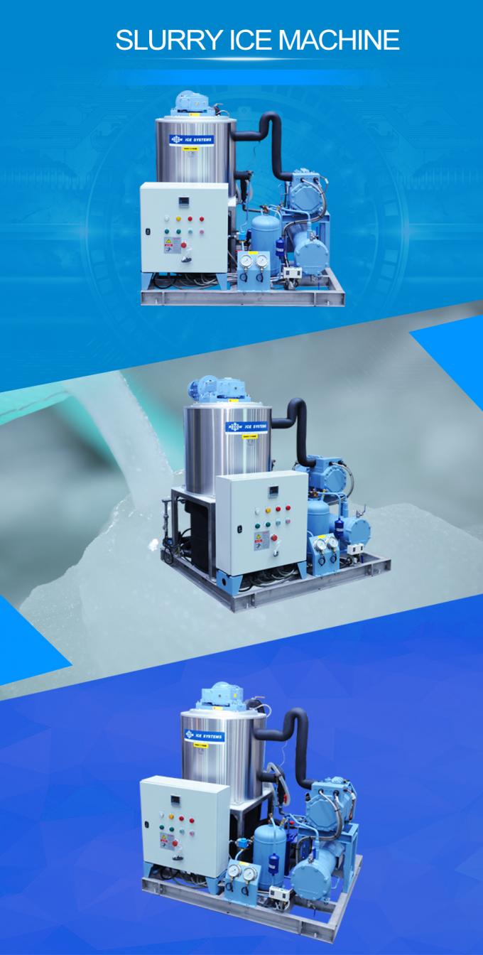 Stainless steel slurry ice generator square ice cube making machine