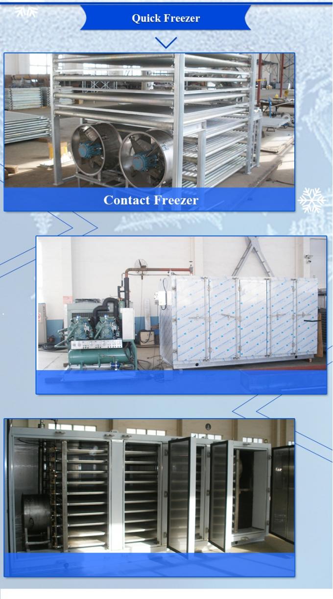 Contact Plate Freezer Blast Freezing Machine for shrimp fish