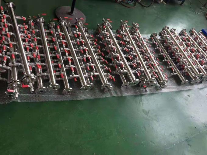 Air source distributor, stainless steel air manifold